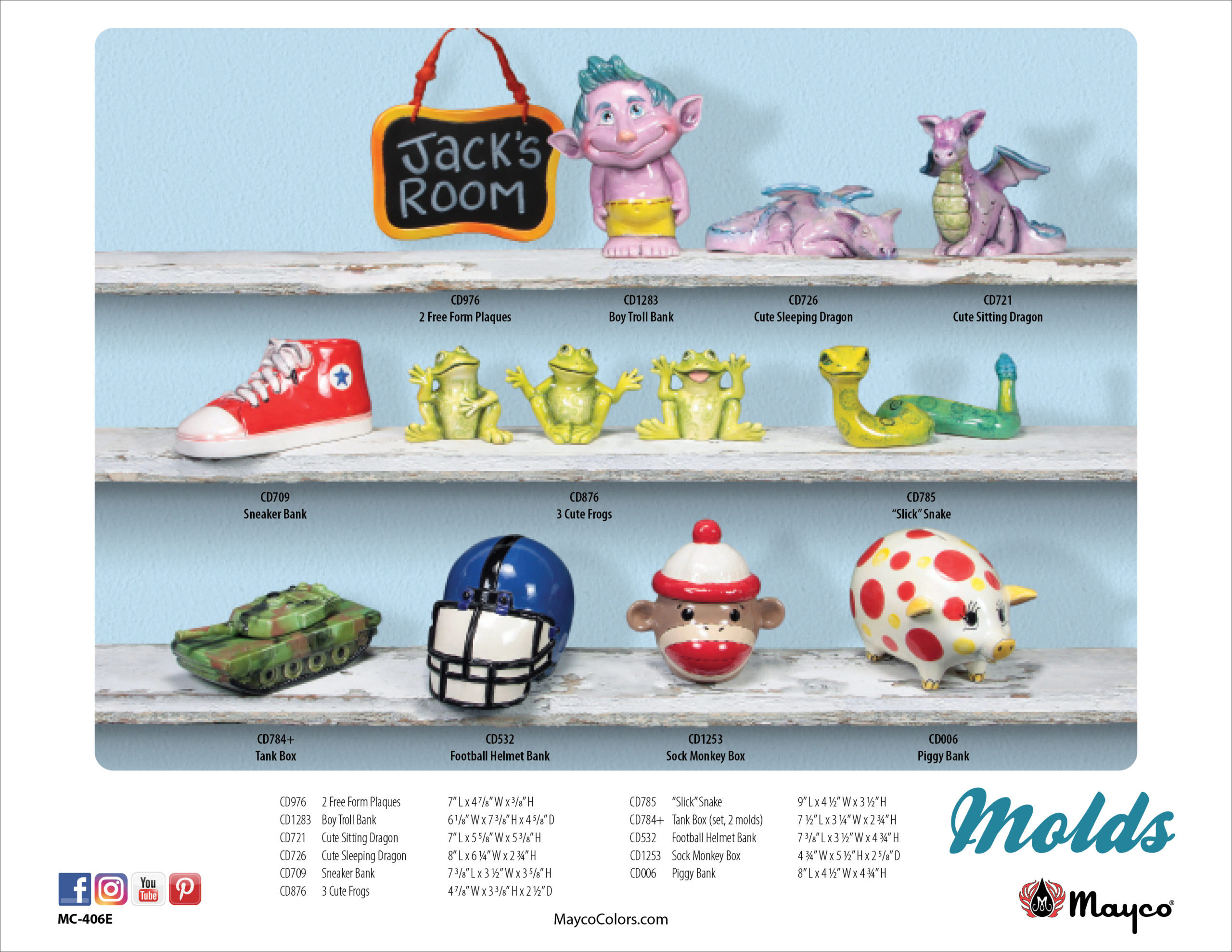 Literature & Price Lists | Molds & Glazes For Ceramics | Mayco Colors