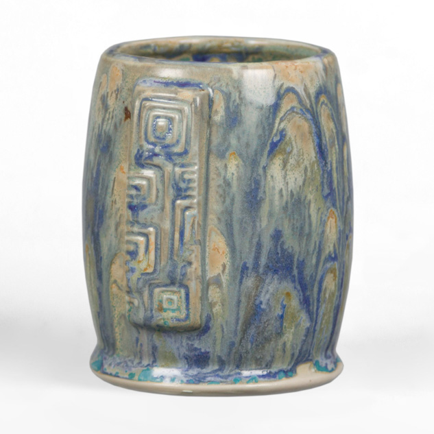 SW-190 Passion Flower over SW-195 Riptide - Mayco